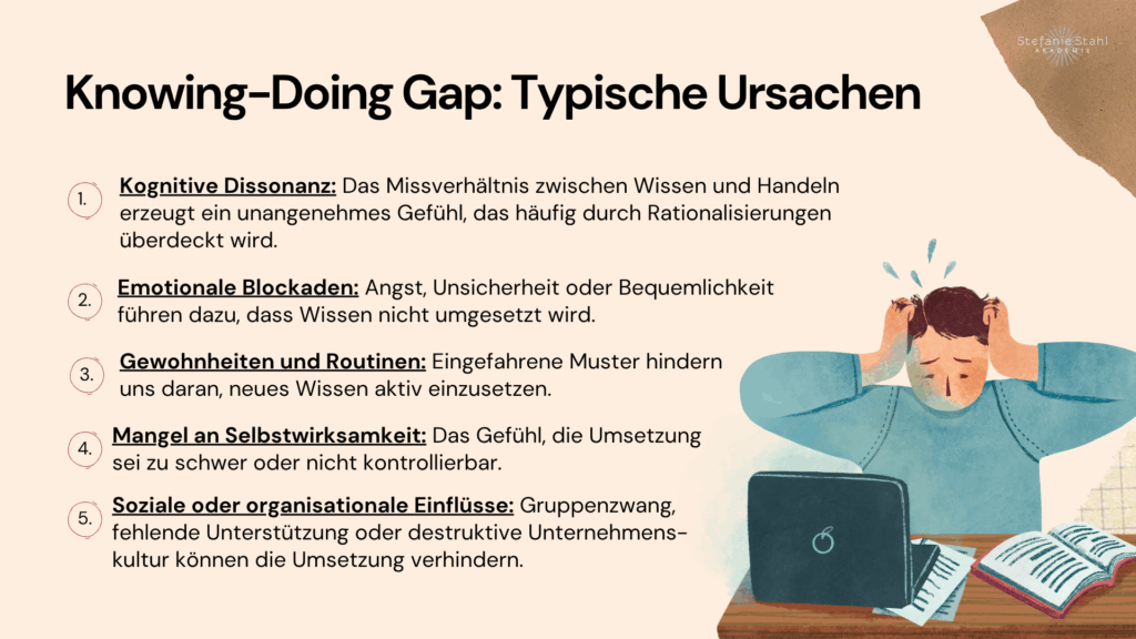 Was ist die Knowing-Doing Gap? Ursachen & Checkliste