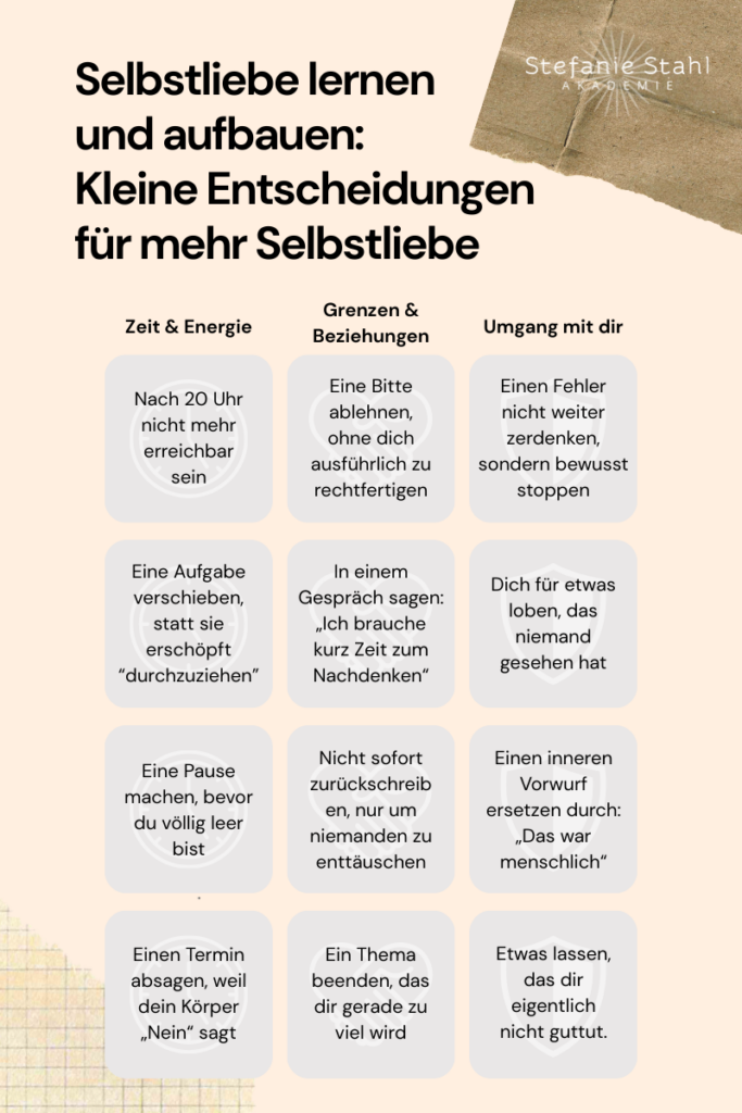 Selbstliebe lernen: liebevoller Umgang mit dir
